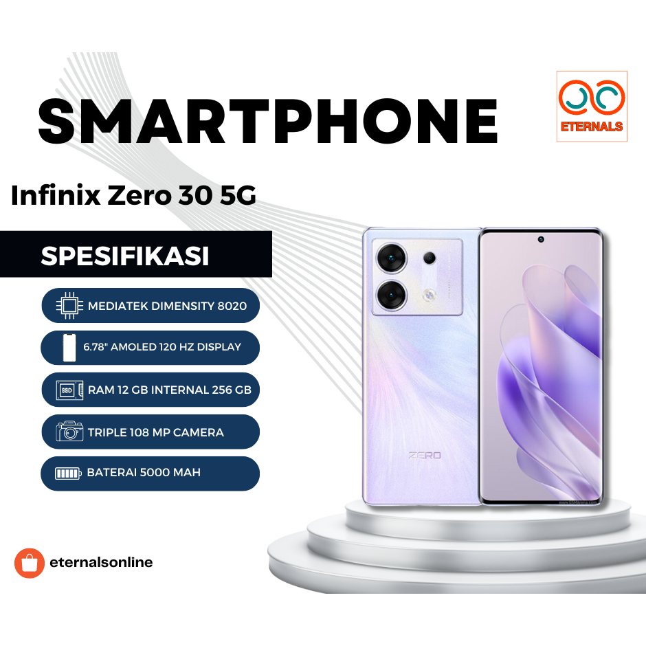 Jual Infinix Zero 30 5G 12/256 GB Garansi Resmi | Shopee Indonesia