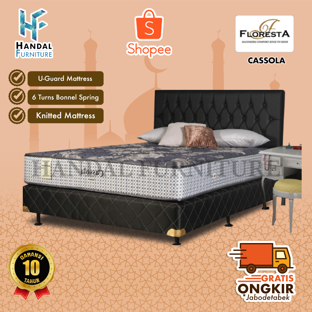 Jual Floresta Set Kasur Spring Bed Cassola | Shopee Indonesia