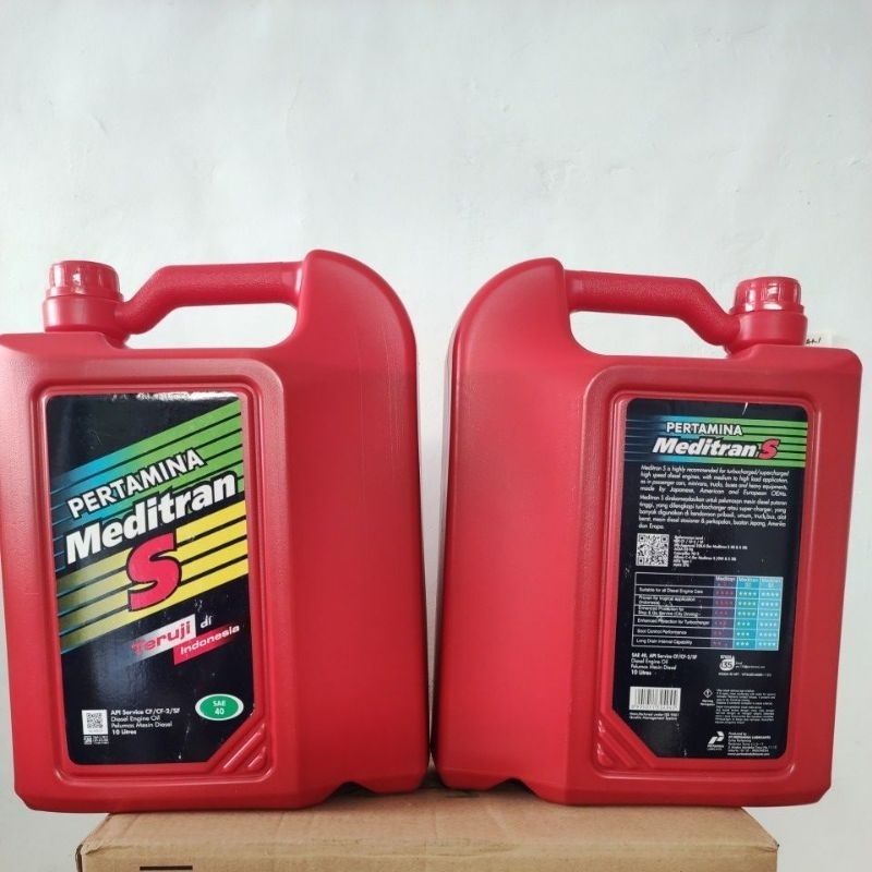 Jual Oli Meditran S SAE 40 10 liter 1 galon | Shopee Indonesia