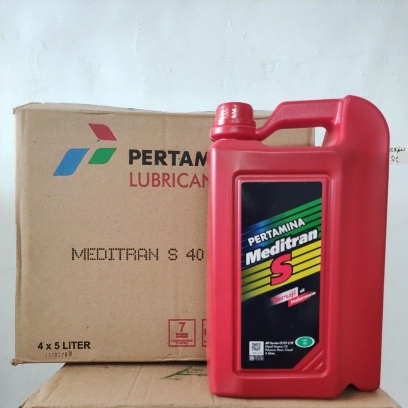 Jual Oli Meditran S SAE 40 5 Liter (1 dus) | Shopee Indonesia