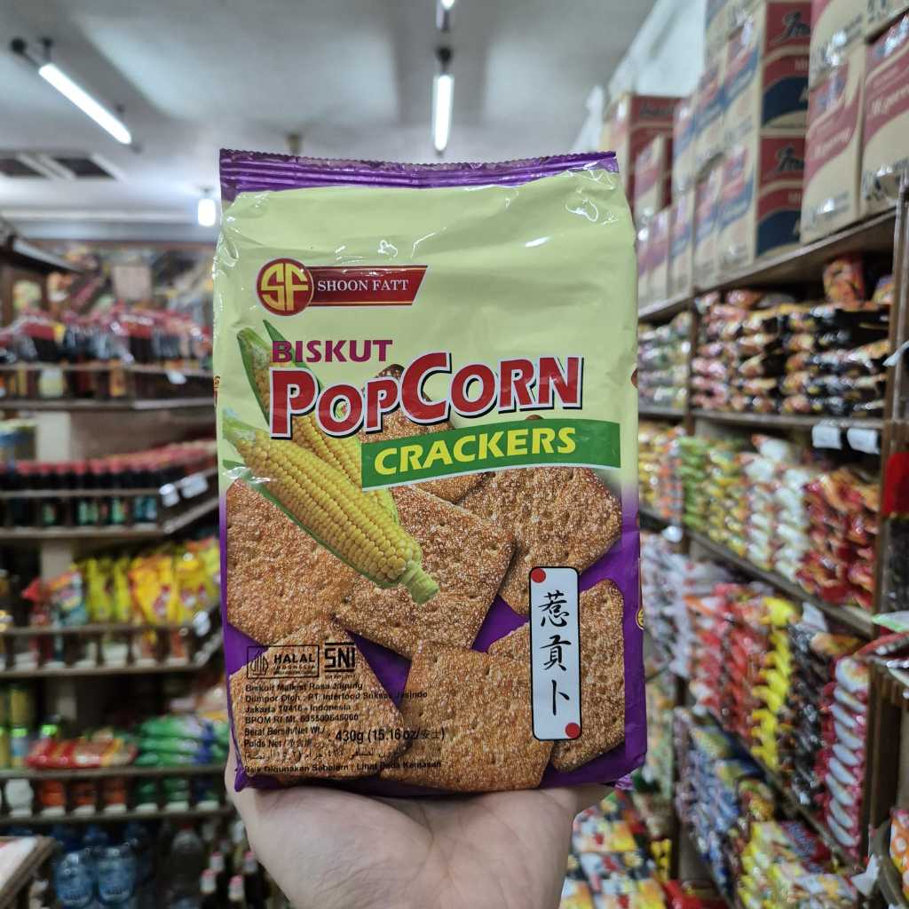Jual BISKUIT SHOON FATT POPCORN CRACKERS 430 g | Shopee Indonesia
