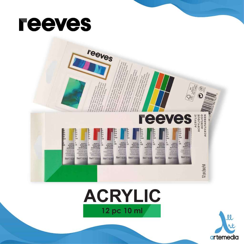Jual Reeves Acrylic Paint Tube Set | Shopee Indonesia