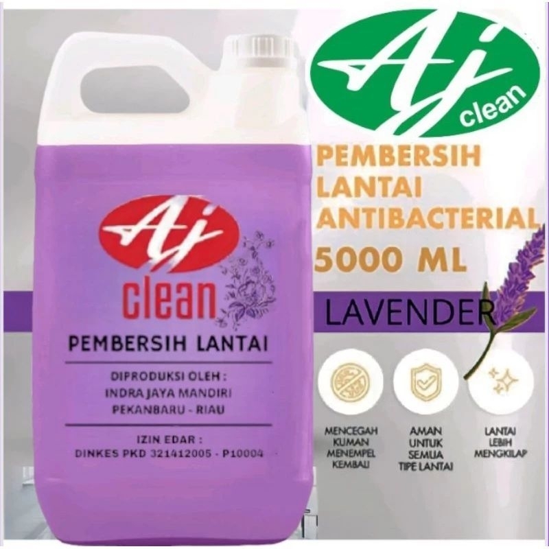 Jual Termurah - Cairan Pembersih Lantai 5Liter Aj Clean | Shopee Indonesia