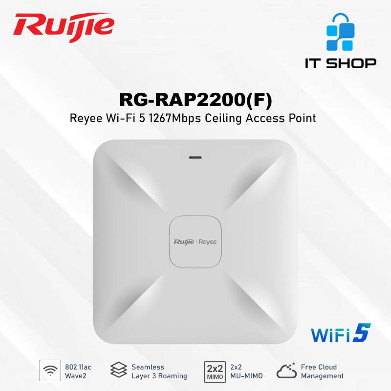 Jual RUIJIE RG-RAP2200(F) Reyee Wi-Fi 5 PoE Ceiling Access Point ...