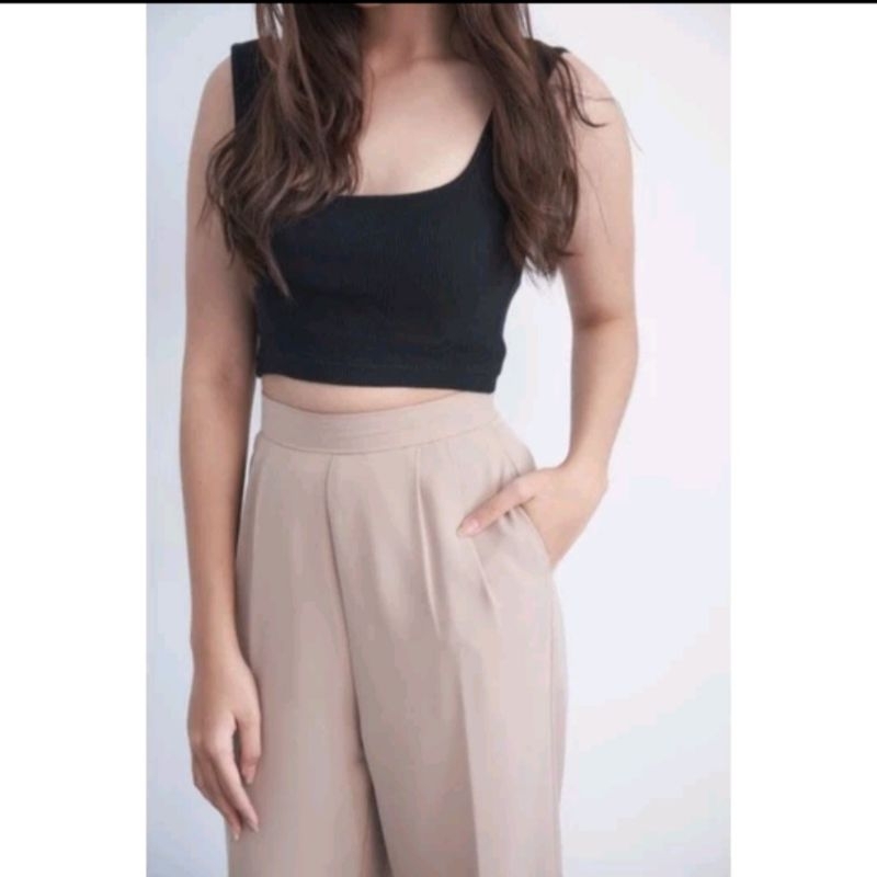 Jual Preloved Muku Basic crop tank | Shopee Indonesia