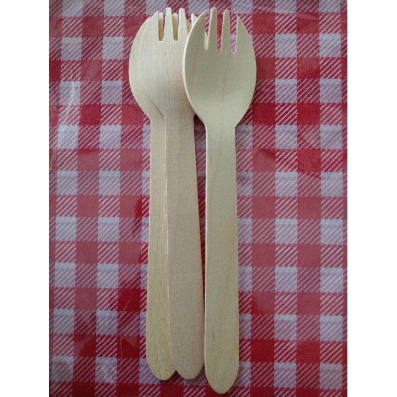 Jual Sendok garpu kayu (satuan) | Shopee Indonesia