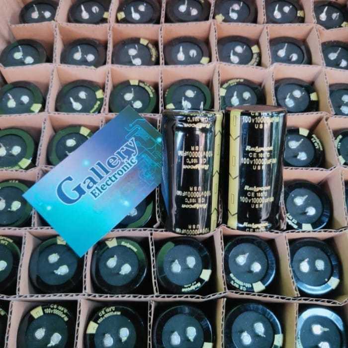 Jual Elco Rubycon USR hitam 100v 10000uf Kapasitor (original) | Shopee ...