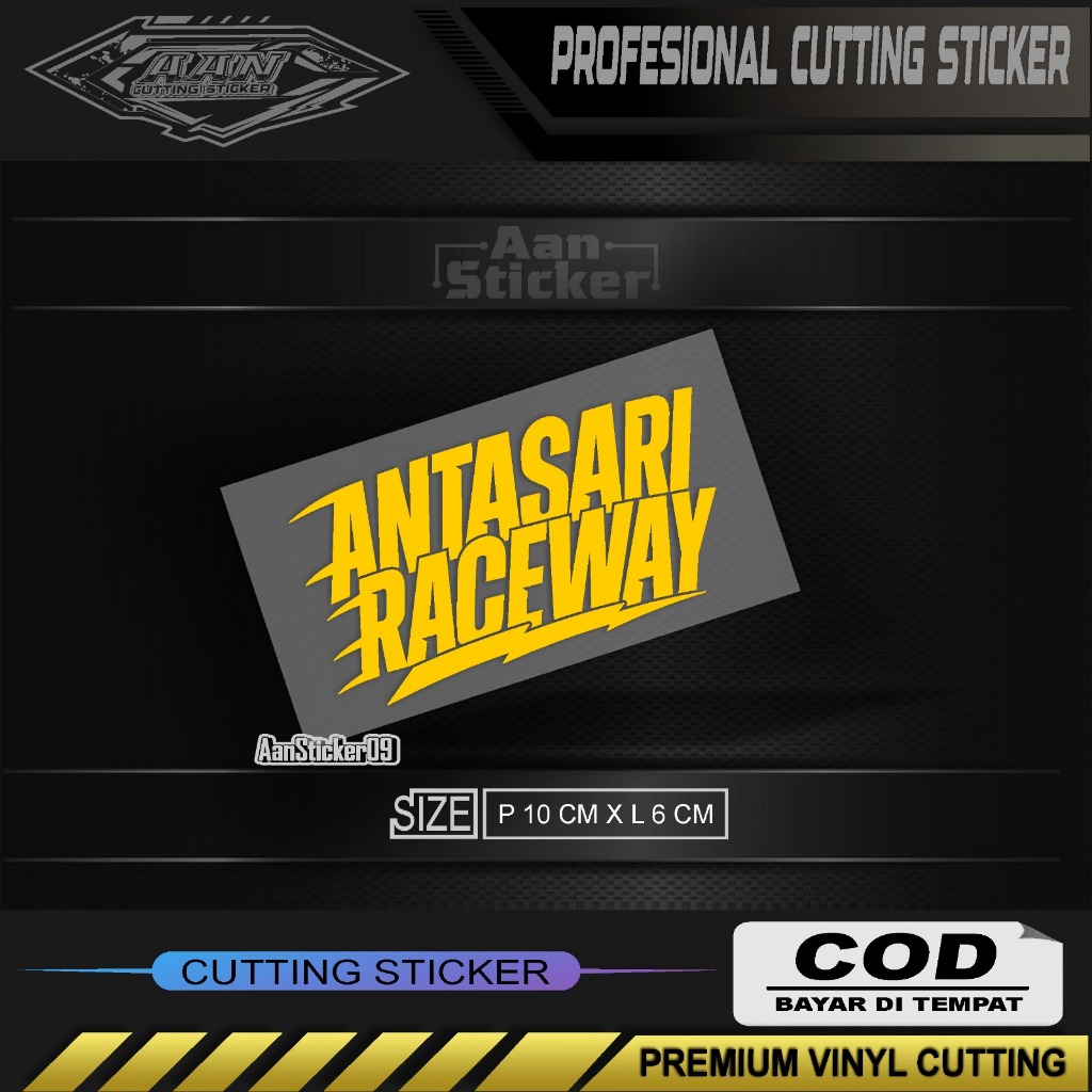 Jual Stiker antasari raceway stiker cutting | Shopee Indonesia
