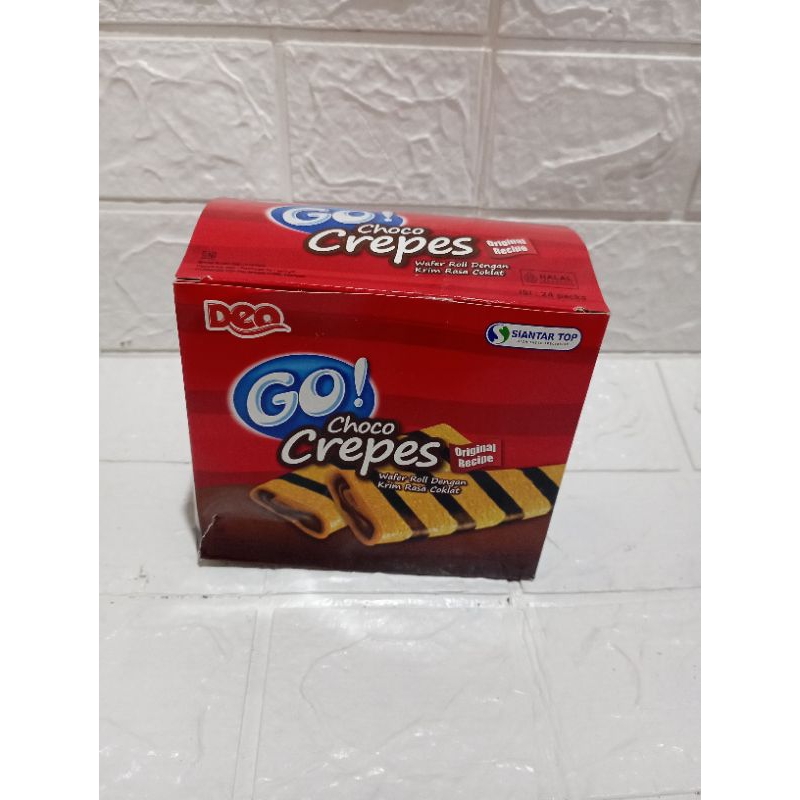 Jual GO EGGROLL / GO CREPES/ CHOCOLATOS / DEKA WAFER ROLL ISI 24 pcs ...