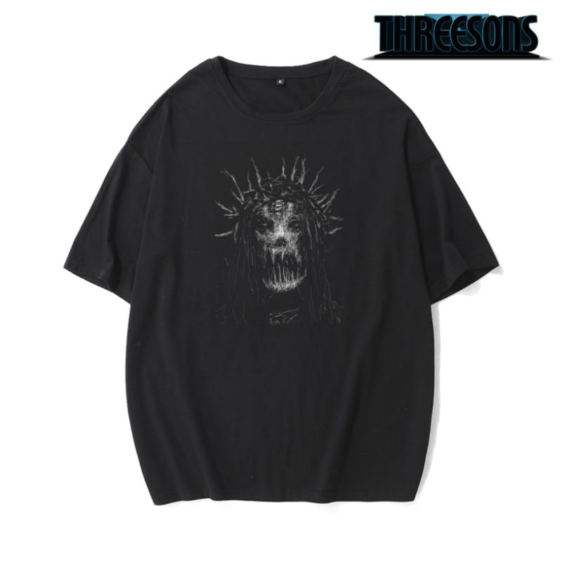 Jual KAOS HITAM BAJU BAND SLIPKNOT - Joey Jordison Slipknot | KAOS BAND ...