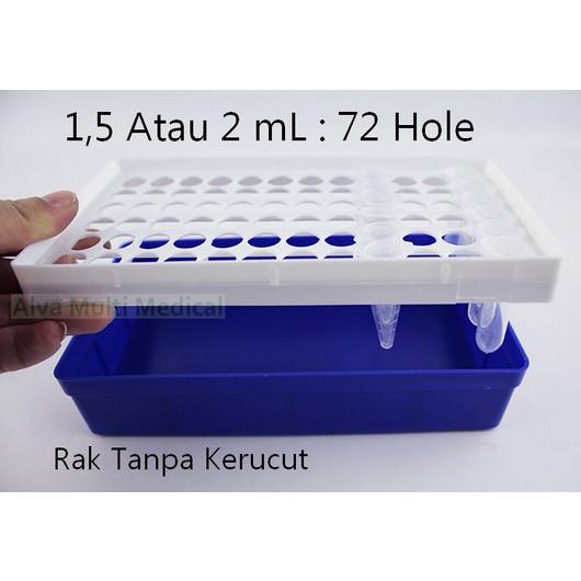 Jual Microtube Rack, Sample Cup Rack, Eppendorf Tube Rack, Rak Sample ...