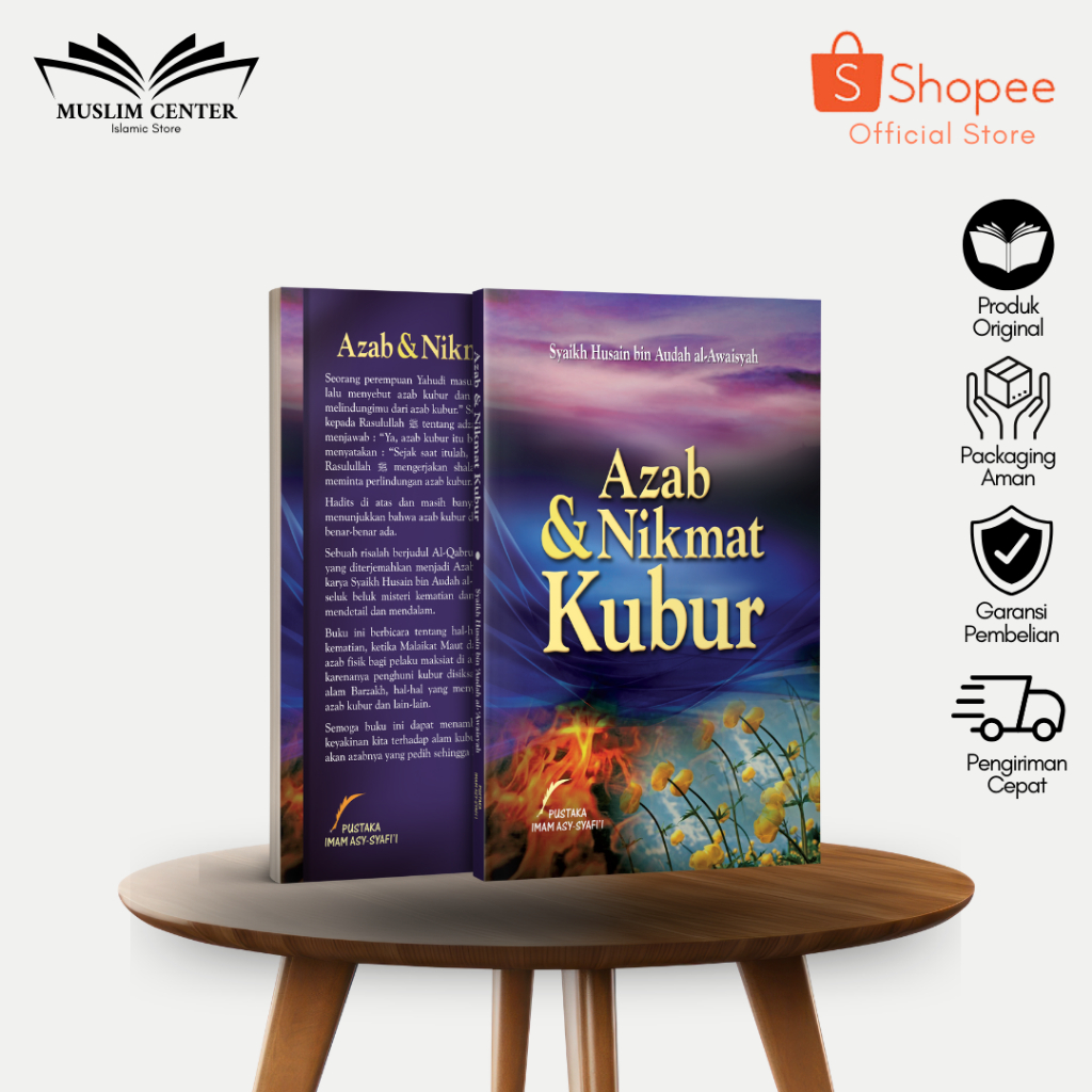 Jual BUKU AZAB DAN NIKMAT KUBUR PUSTAKA IMAM ASY SYAFII | Shopee Indonesia