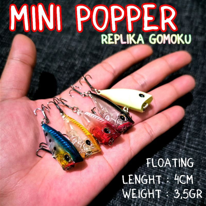 Jual Umpan Popper Mini Rep Gomoku | Shopee Indonesia
