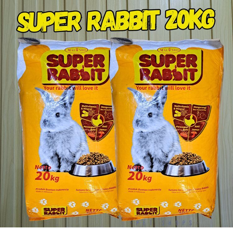 Jual Super Rabbit Standard 20 Kg All Stage / Makanan Pakan Pelet ...