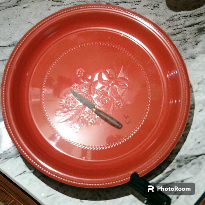 Jual alat dapur tatakan loyang nampan kapar merah besi | Shopee Indonesia