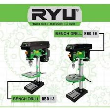 Jual RYU Mesin Bor Duduk 16mm RBD16 Bench Drill 16 mm RBD 16 Bench ...