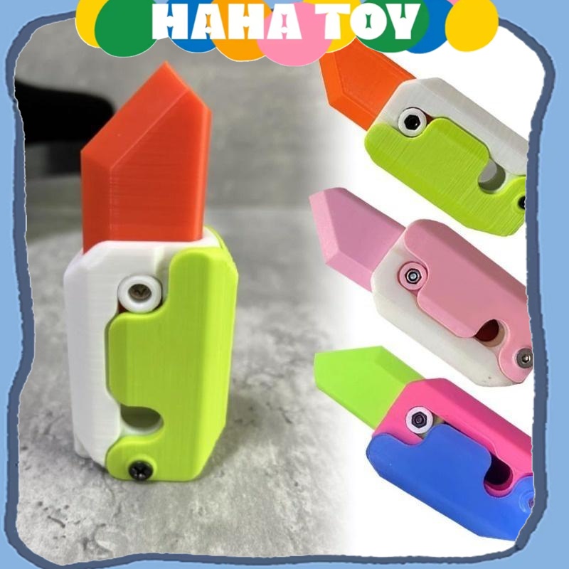 Jual HaHa Toy Mainan Pisau Gravitasi Dekompresi Wortel Kartu Dorong ...