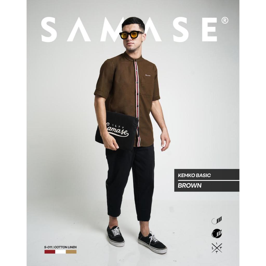 Jual SAMASE NEW KEMEJA KOKO KEMKO S011 | Shopee Indonesia