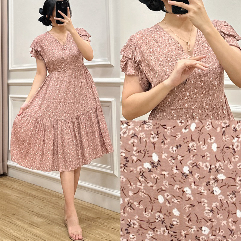 Jual Amariel Jenny Dress Daster Nyaman Bumil Busui Friendly | Shopee ...