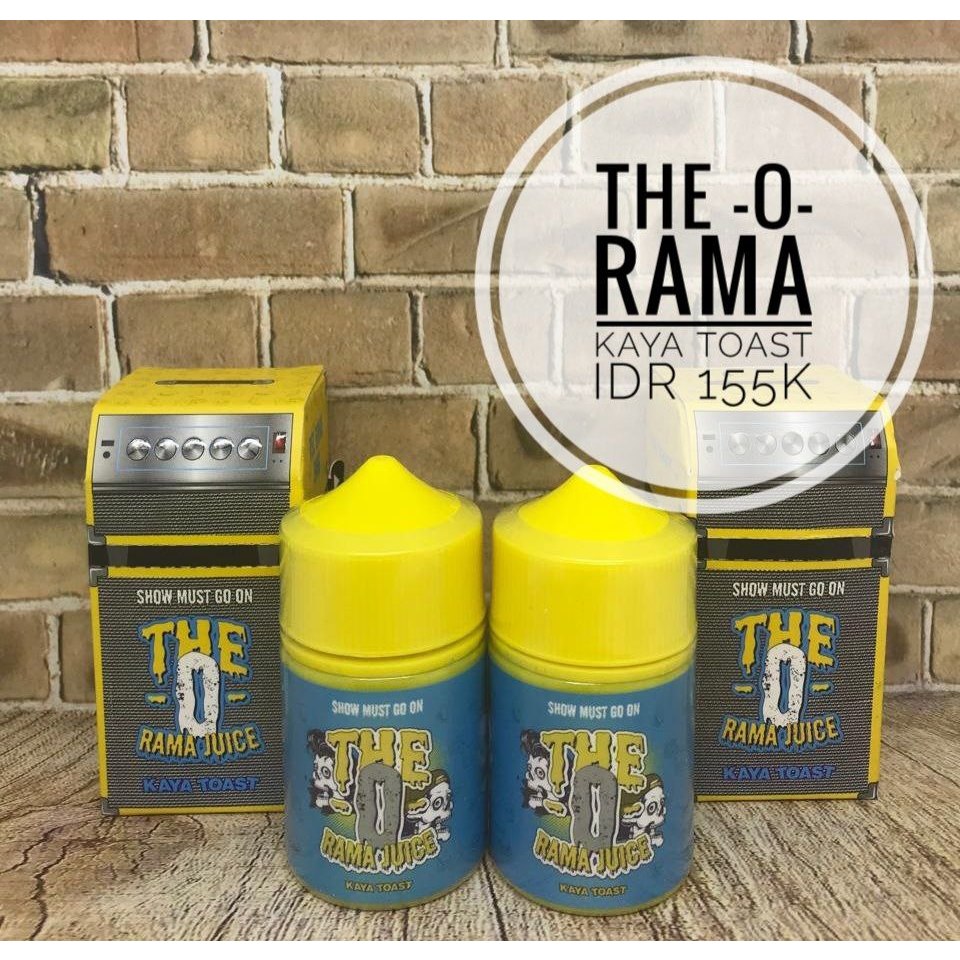 Jual The Orama Juice Kaya Toast 60ml 3mg 6mg by Fatrio x Poda | Shopee ...