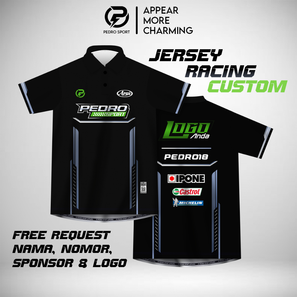 Jual Jersey Full Printing Jersey Racing Jersey Custom Racing Jersey ...