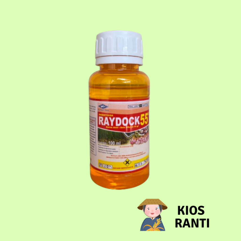 Jual RAYDOCK 55 EC 100ml - Cap Kapal Terbang /Beta siflutrin | Shopee ...