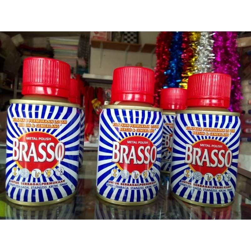 Jual Brasso metal Polish 100ml original harga 1pc | Shopee Indonesia