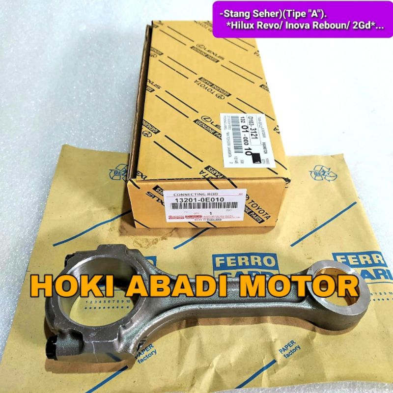Jual Stang Seher stang piston con rod Toyota Hilux Revo/Innova Reboun ...