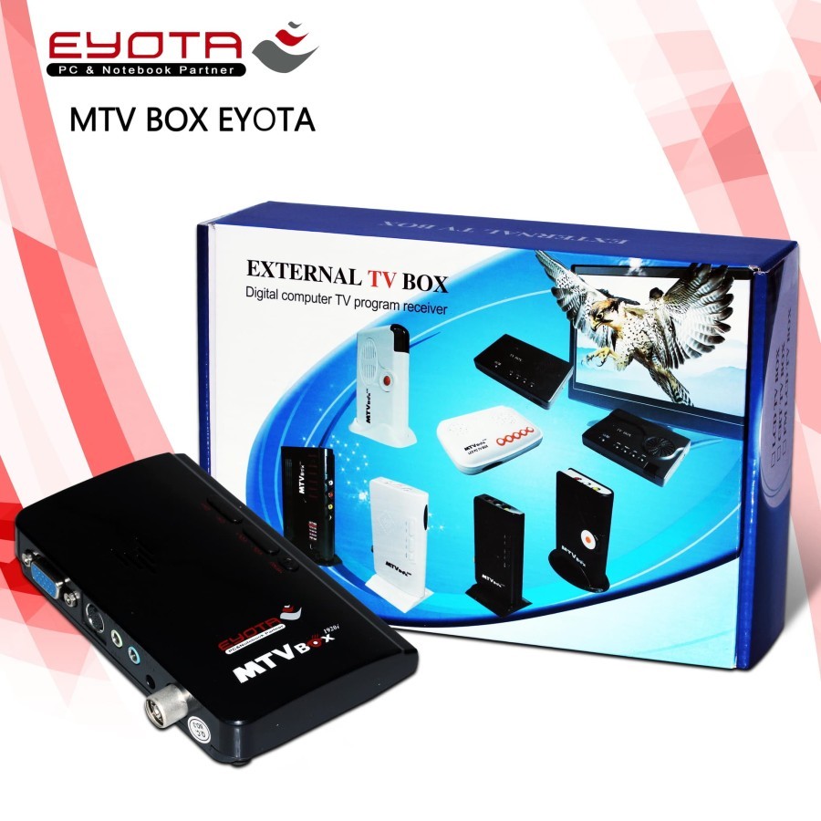 Jual TV TUNER External TV Box Eyota / MTV Box FOR Monitor CRT/LCD/LED ...
