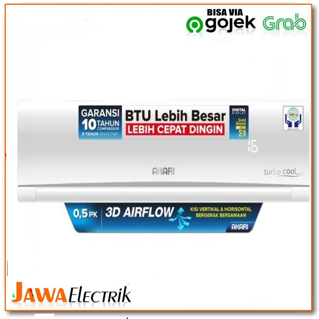 Jual Ac Akari 1/2 Pk + Pasang Akari A-05tc88 Low Watt 400w | Shopee ...