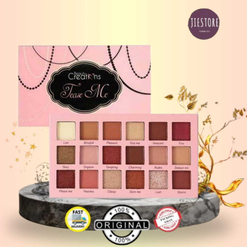 Jual Beauty Creation Tease Me Eyeshadow Palette Glitter ...