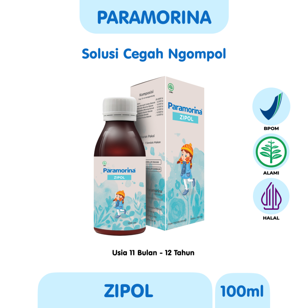 Jual Solusi Cegah Ngompol dan Tidur Nyenyak - Paramorina Zipol 100ml Vitamin Suplemen Anak ...