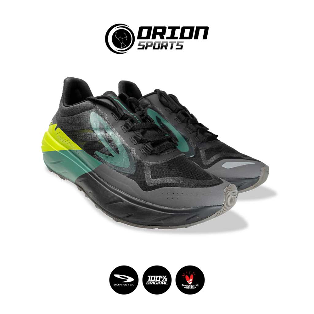 Jual SEPATU TRAIL RUNNING 910 GEIST EKIDEN TRAIL - HITAM/HIJAU-TUA ...