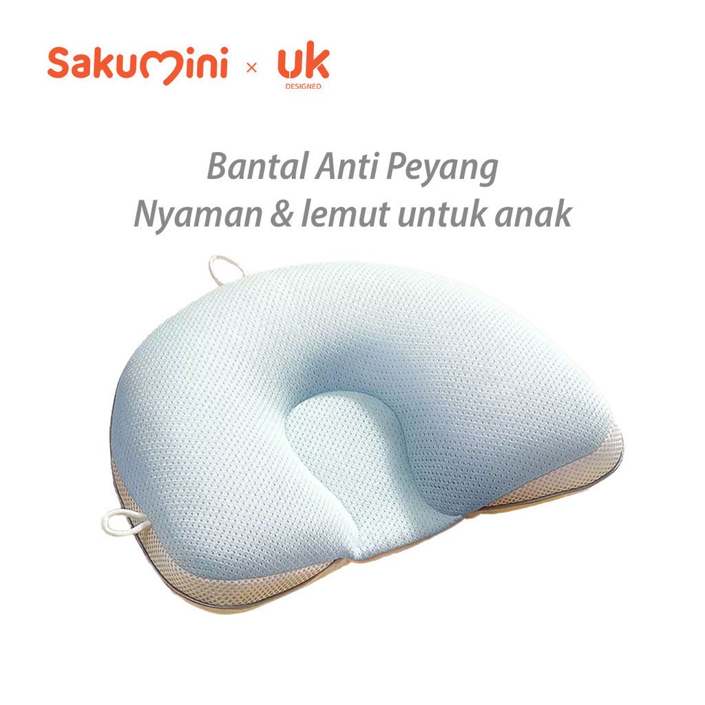 Jual Sakumini Head Shape Pillow Bantal Kepala Anti Peyang Bayi Anak | Shopee Indonesia
