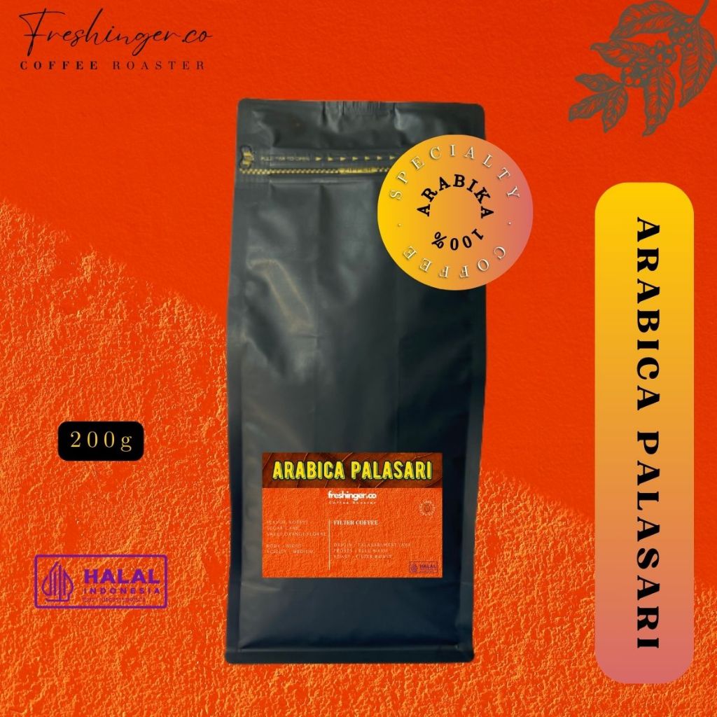 Jual Kopi Arabica Palasari West Java Specialty Biji/Bubuk 200g | Shopee ...