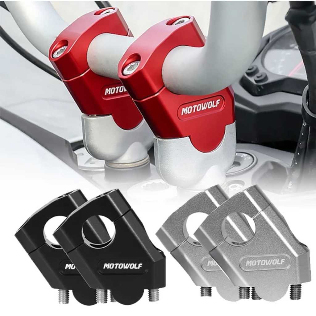 Jual Raiser Stang Motor Universal CNC Alumunium Motowolf MDL 3517 ...