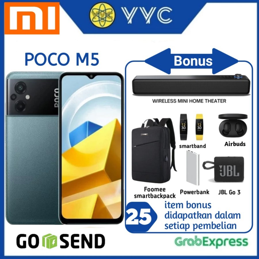 Jual HP Poco M5 Ram 4/64GB dan 4/128GB - Garansi Resmi | Shopee Indonesia