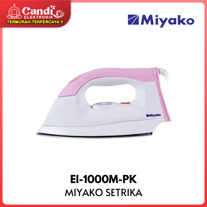 Jual MIYAKO Setrika Listrik EI-1000M-PK | Shopee Indonesia