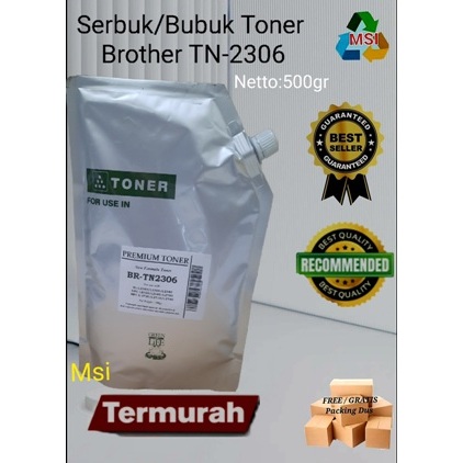 Jual Termurah Bubuk Serbuk Refill Toner Khusus BRO THER TN 2306 500gr ...