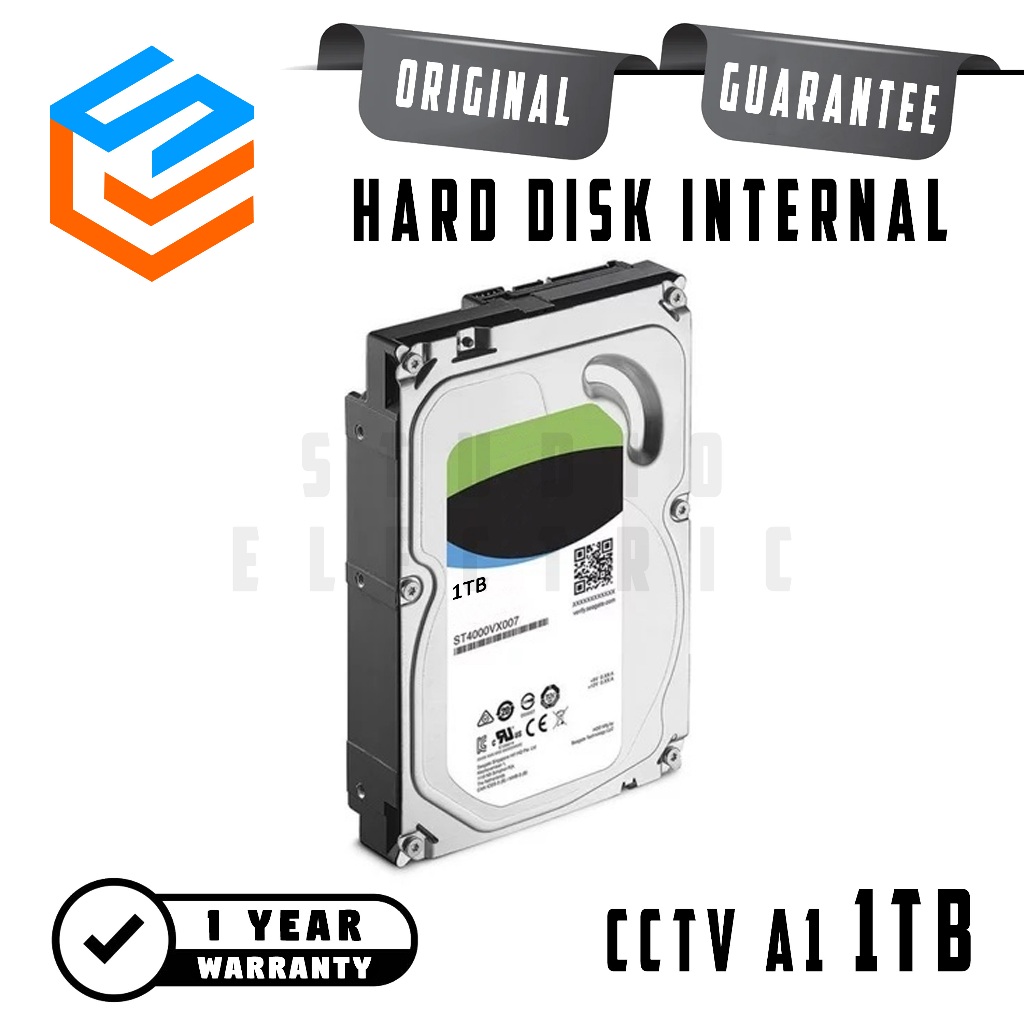 Jual Hard Disk Internal 1 TB / 1TB PC 3.5" HDD Sata For CCTV DVR / NVR ...