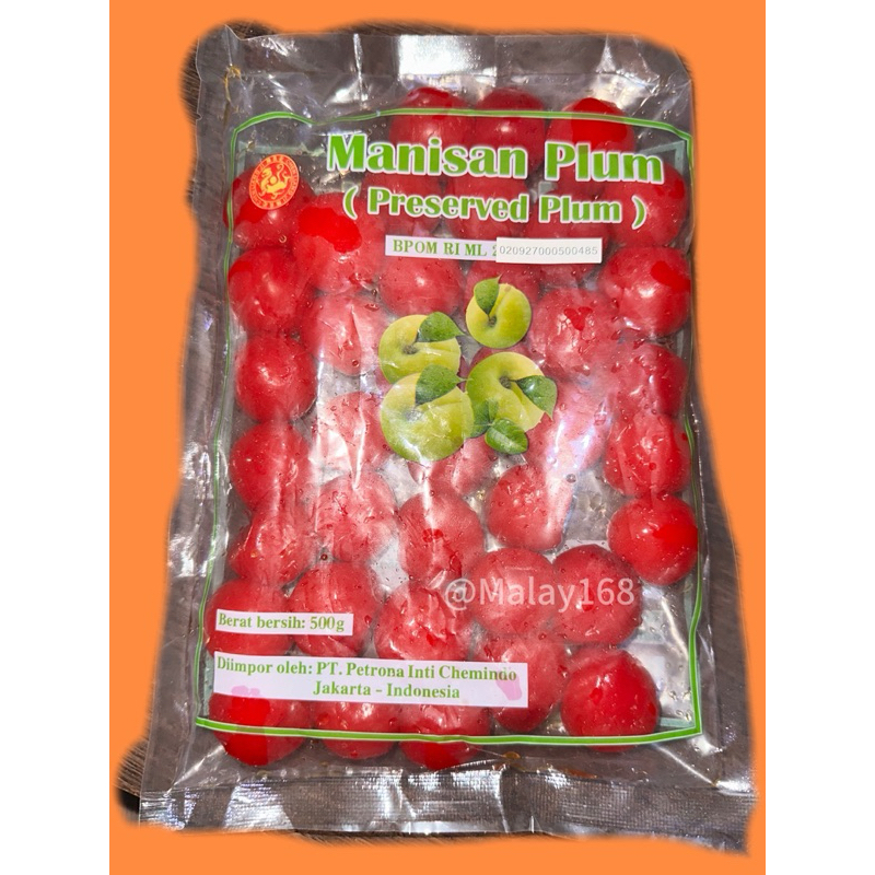 Jual Manisan Plum Malaysia Merah/Kuning/Hijau | Shopee Indonesia