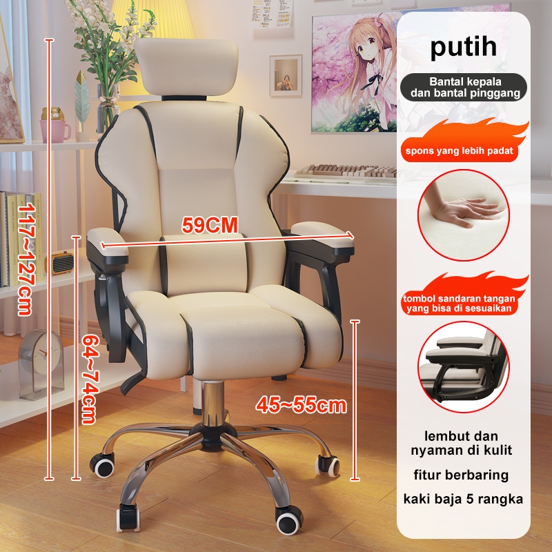 Jual Kursi Gaming Gaming Chair Kursi Video Game Kursi Santai Kursi ...