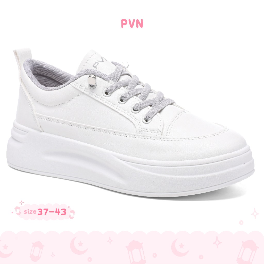 Jual PVN Soodam Sepatu Sneakers Wanita Sport Shoes Grey 180 | Shopee ...