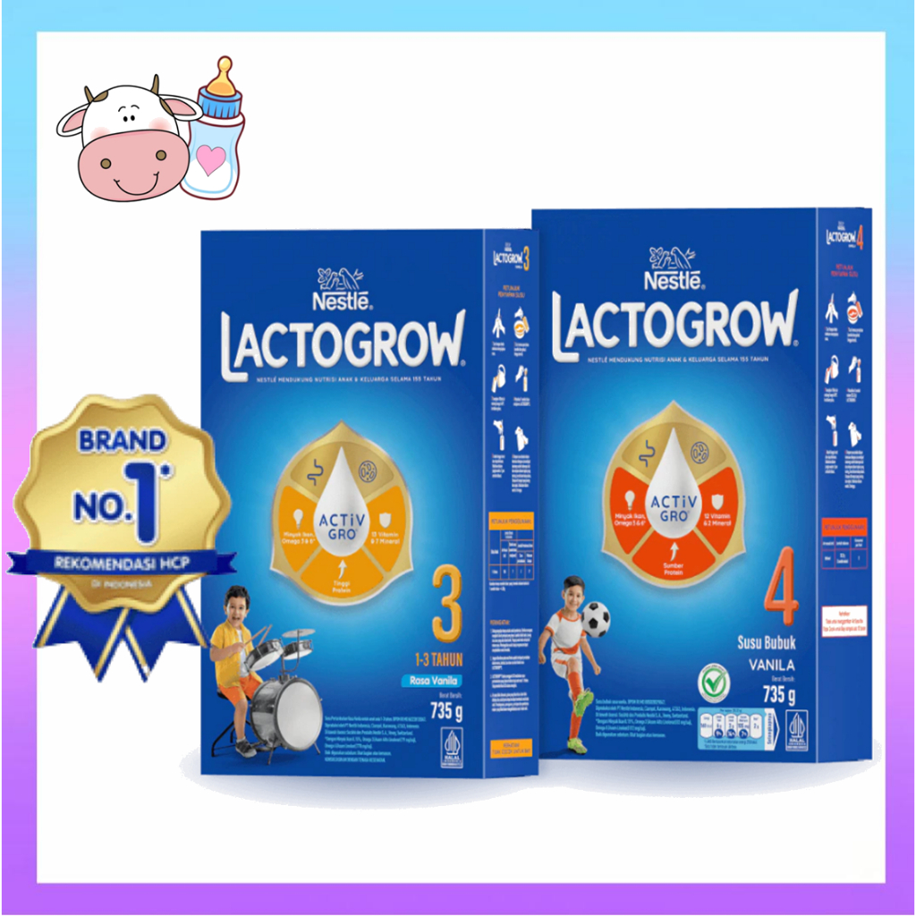 Jual Lactogrow 3 / Lactogrow 4 madu / vanila / original 735gr | Shopee ...