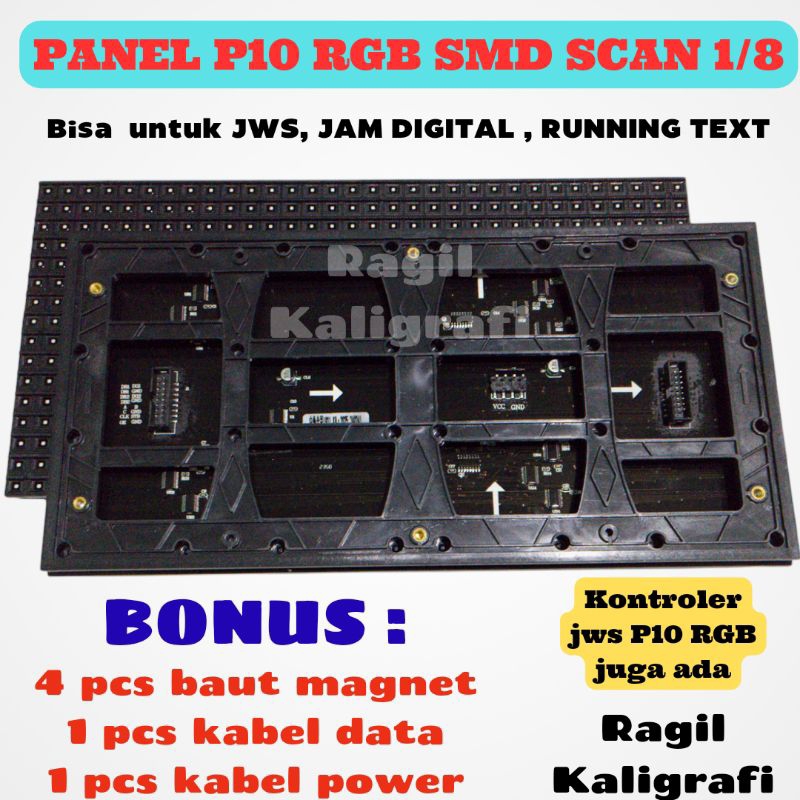 Jual Panel P10 RGB-Panel modul led p10 rgb scan 1/8 | Shopee Indonesia