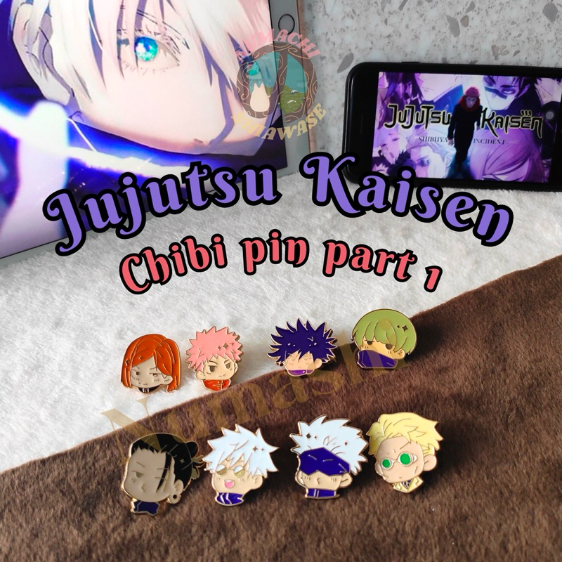 Jual [PART 1] JUJUTSU KAISEN JJK PIN ENAMEL BADGE BROS AKSESORIS ...