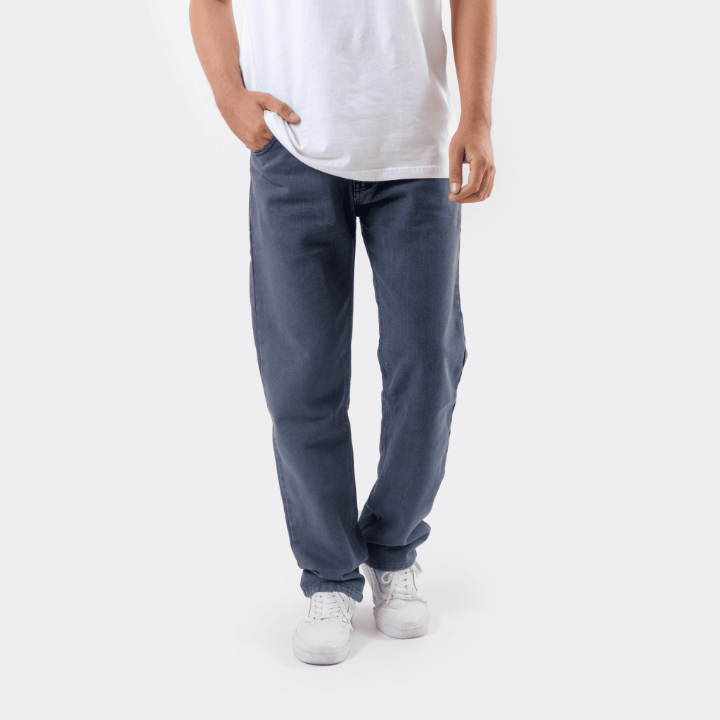 Jual CLOVERFIELD Celana loose Pants Pria Reguler Fit Standar Jumbo Dark ...