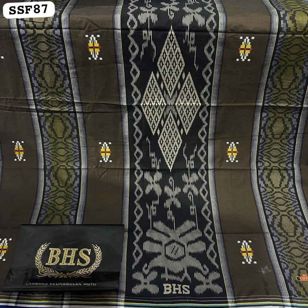 Jual Sarung BHS Classic Gold Songket Copper Afkir SSB SSH SSG SSF | Shopee Indonesia