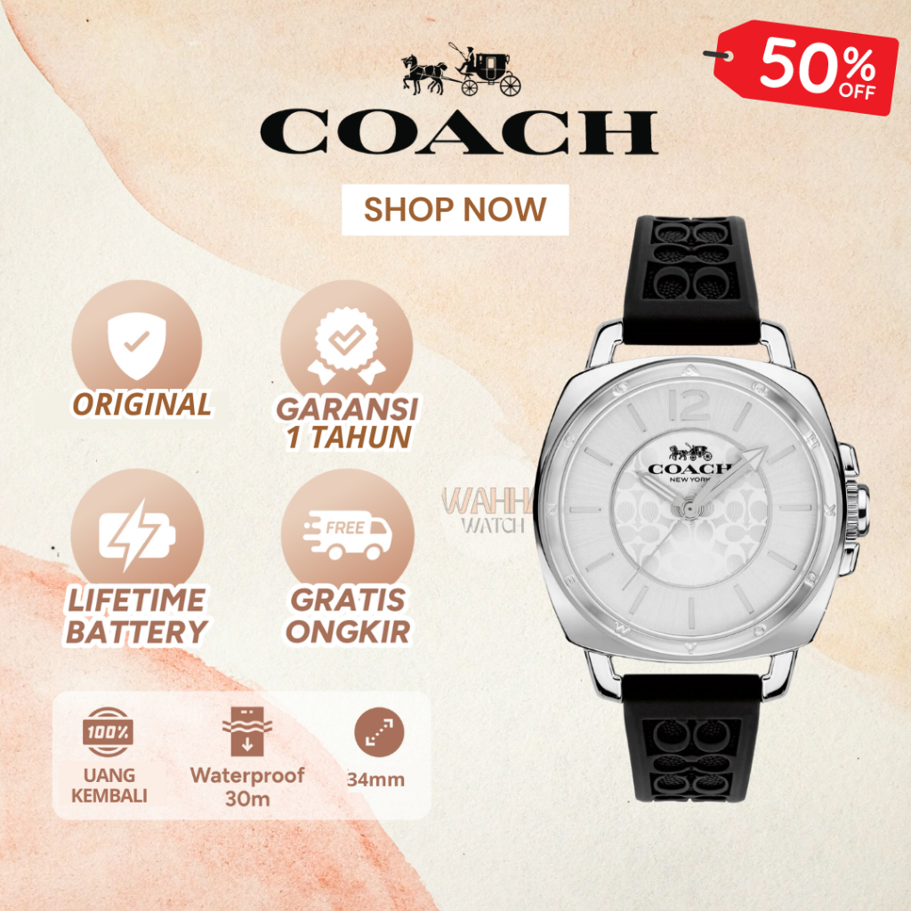 Jual [ORIGINAL]- [COD] Jam Tangan Coach Boyfriend 14503877 Women's ...