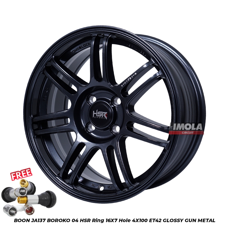Jual Velg HSR BOON JA137 BOROKO 04 R16 Velg Mobil Ring 16 Lebar 7 Jazz Yaris Brio Mobilio Ayla ...